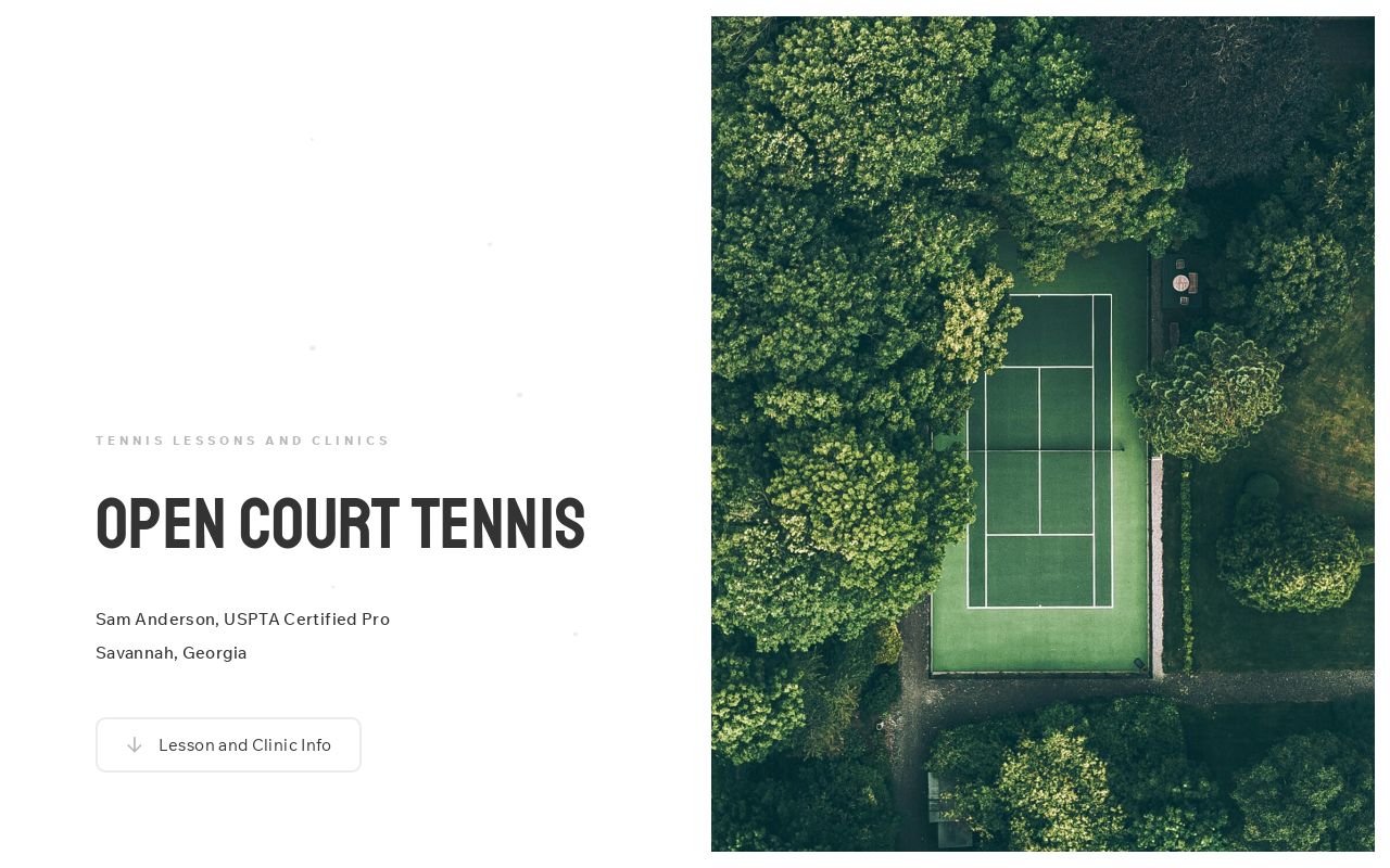Open Court Tennis
